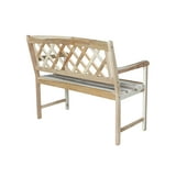 Outdoor X-back Bench - Unfinished - Walmart.com