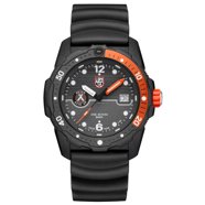 Luminox 0329 Men's Sea Turtle Giant Black Dial Rubber Strap Watch ...