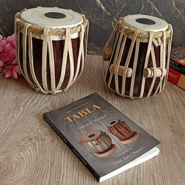 India Meets India Decorative Showpiece Wooden Tabla Set Tabla Drum 7 ...