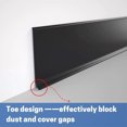 6.5 Ft Flexible Baseboard Molding Trim 3.15 Inch Self-Adhesive Vinyl ...