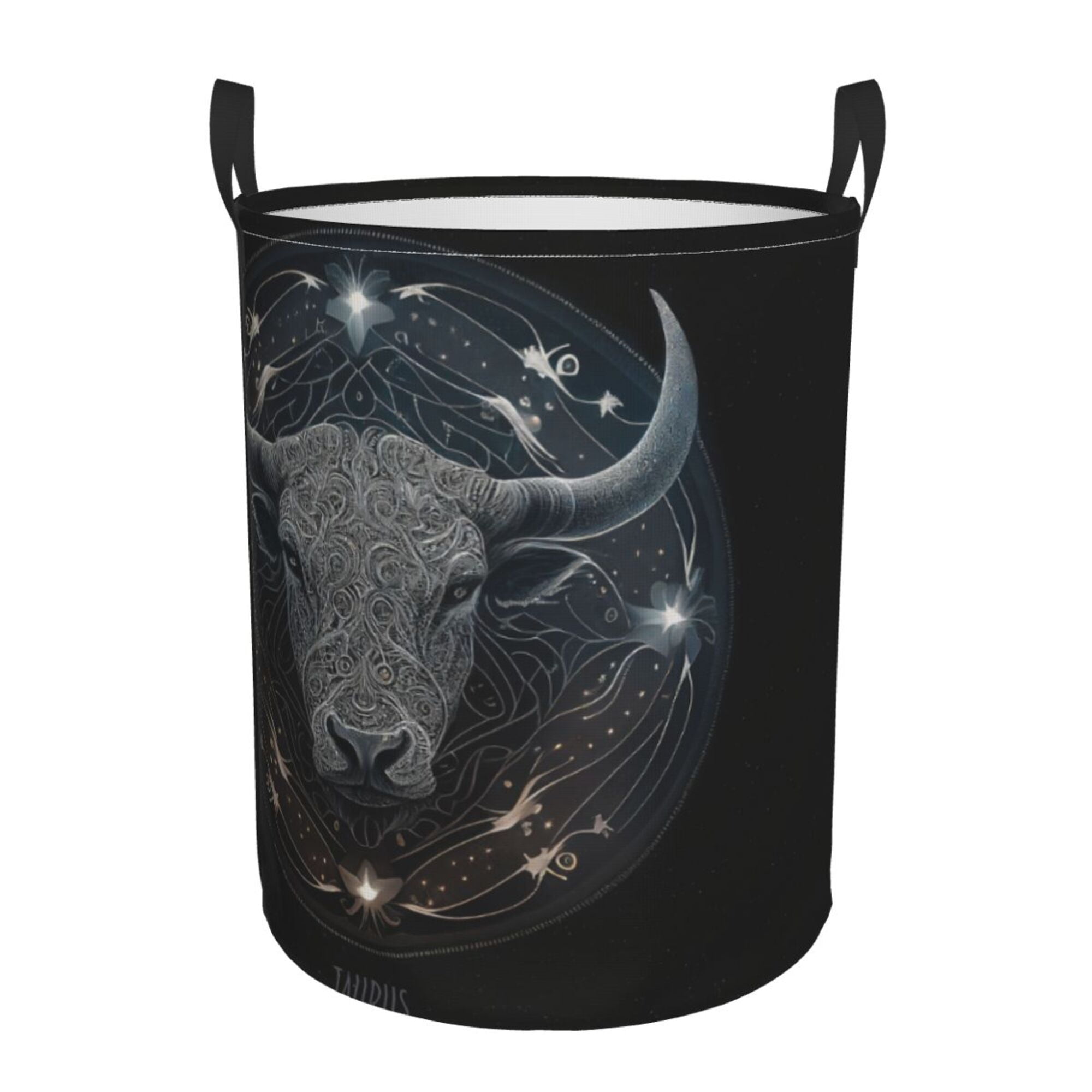 XMXY Round Laundry Basket Organizer, Taurus Star Sign Horoscope ...