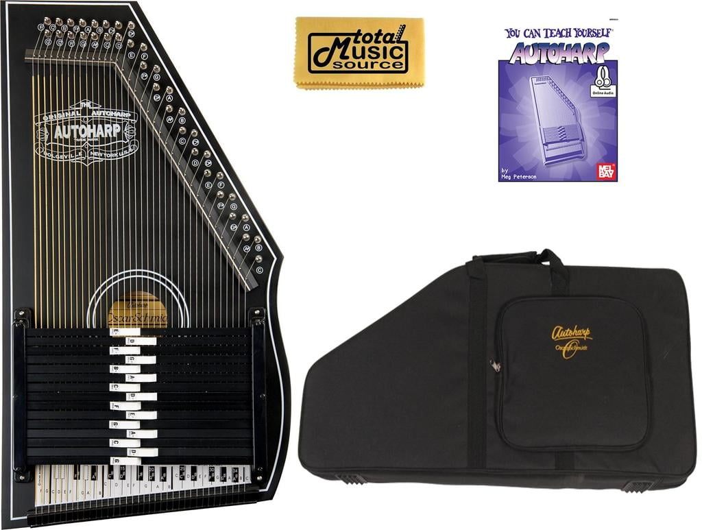 Oscar Schmidt 1930's Reissue 15 Chord Autoharp, Original Design, Black ...
