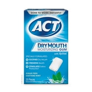 ACT Dry Mouth Anticavity Fluoride Toothpaste, Soothing Mint, 4.6 Oz ...