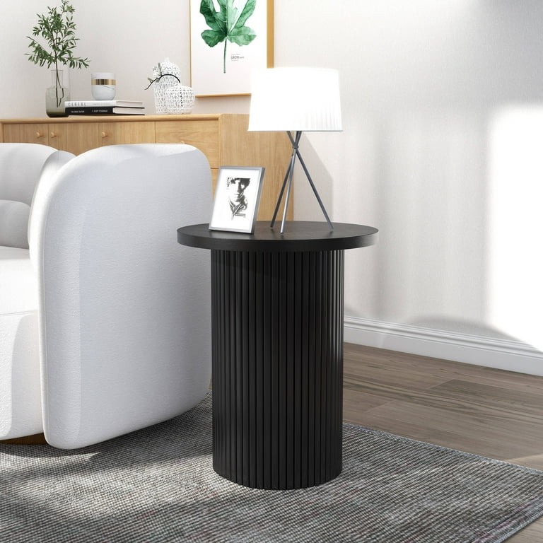 Black accent side table store