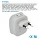 VINTAR Travel Adapter, European Plug Adapter, EU Power Power Converter ...