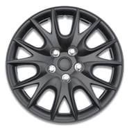 Pilot Automotive 14" Formula Wheel Covers Universal Hubcaps Matte Black ...