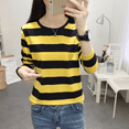 Autumn Loose Pure Cotton Long Sleeve T Shirt Women Clothing Middle Aged
