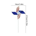pdqouc 10 PCS American Flag Patriotic Windmill Wind for Yard Garden ...