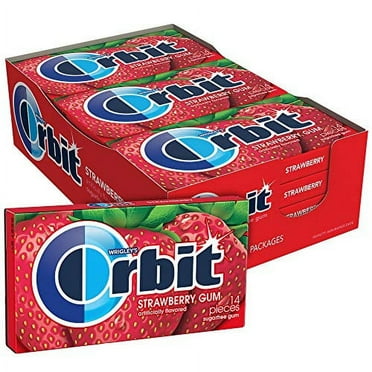Orbit Sugar Free Gum, Peppermint, 14 Sticks, 12 ct.2 Pack Deal (24 Pack ...