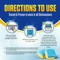 Bastion Dishwasher Cleaner Tablets, Hard Water Remover, Citric Acid ...