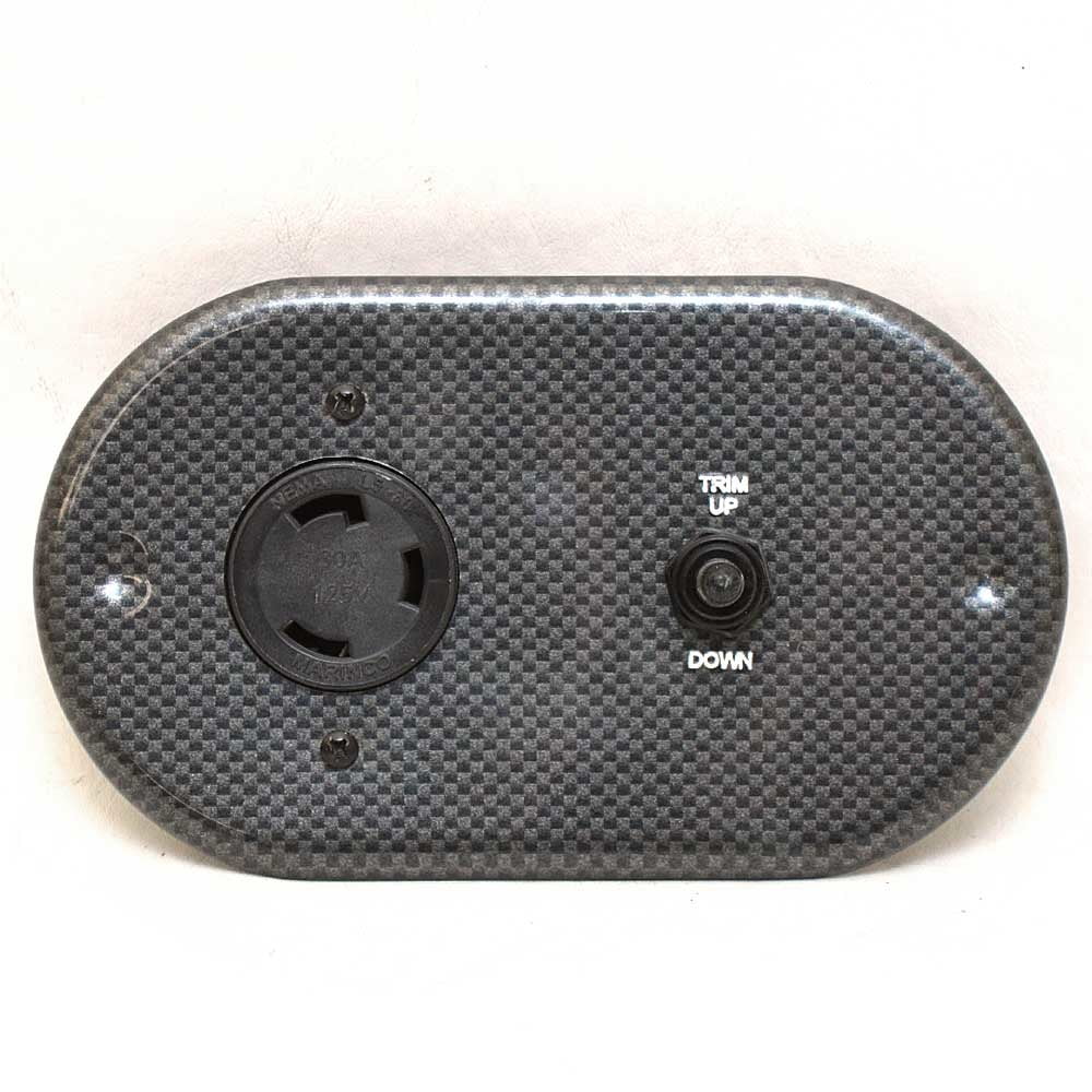 Lowe Boat Trolling Motor Panel J61105-46 | 7 1/8 x 4 1/8 Inch 30A 125V ...