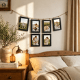 XIBUFE Black 4X6 Hanging Picture Frames Set of 2,4 Openings Collage ...
