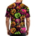BRANROY Horror Mens Halloween Crewneck T-Shirt - Breathable Short ...
