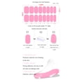 3pcs Semi-cured UV Gel Nail Stickers, Gradient Nail Stickers, Full ...