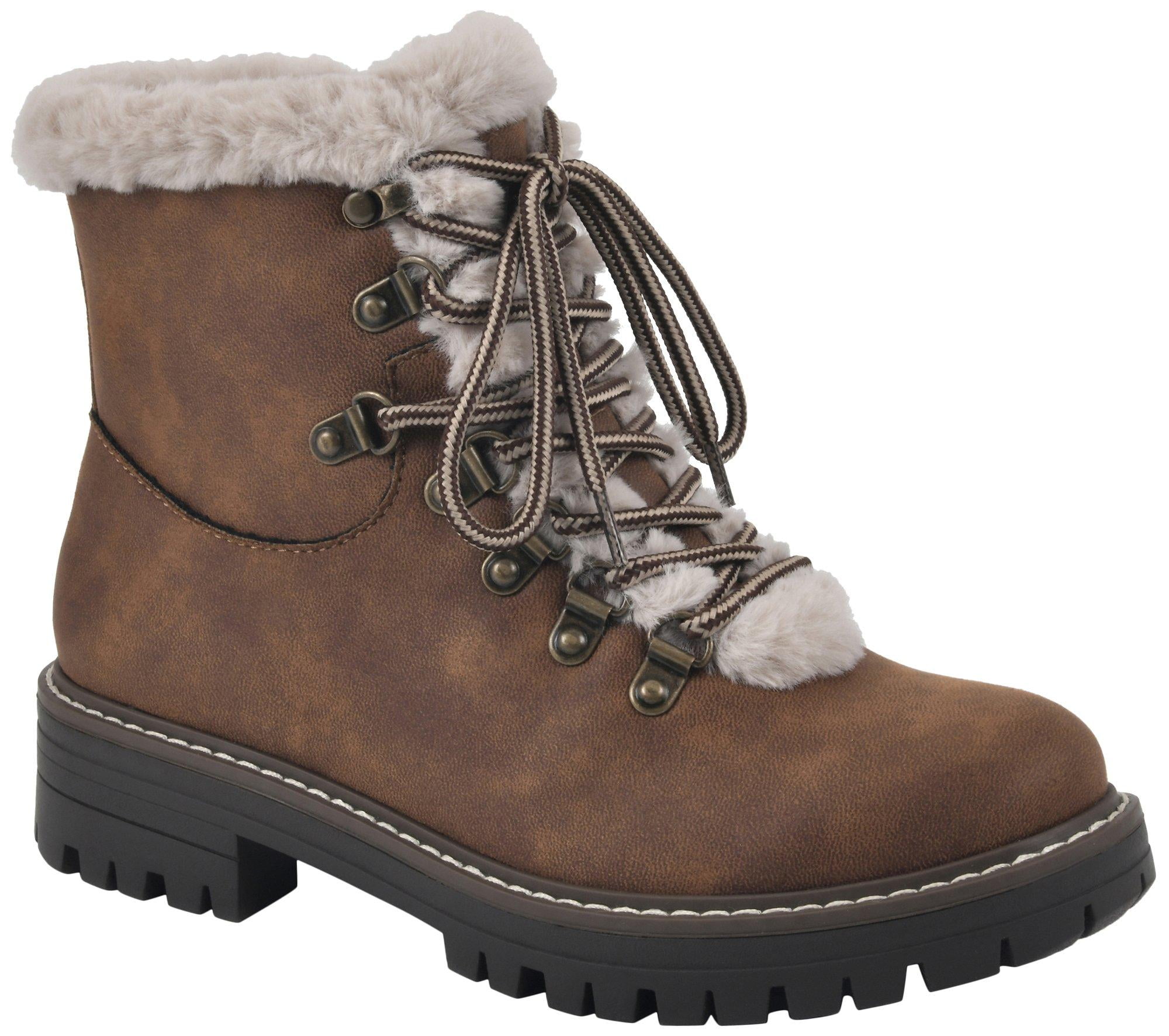 Cliffs by White Mountain Womens Major Way Boots 9.5 Tabacco - Walmart.com