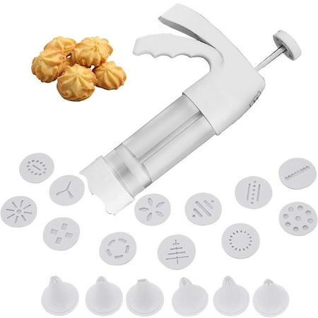 19 Pieces Set Cookie & Cake Icing Set Biscuit Press Machine Tool ...