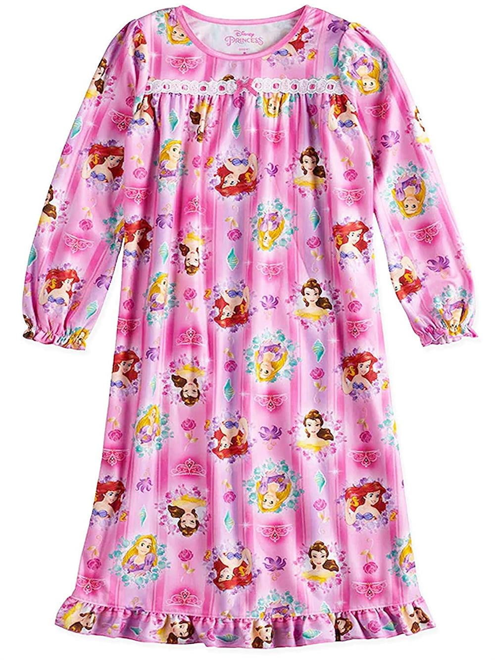 Disney Girls 2T-4T Princess Night Gown (Pink 4T) - Walmart.com