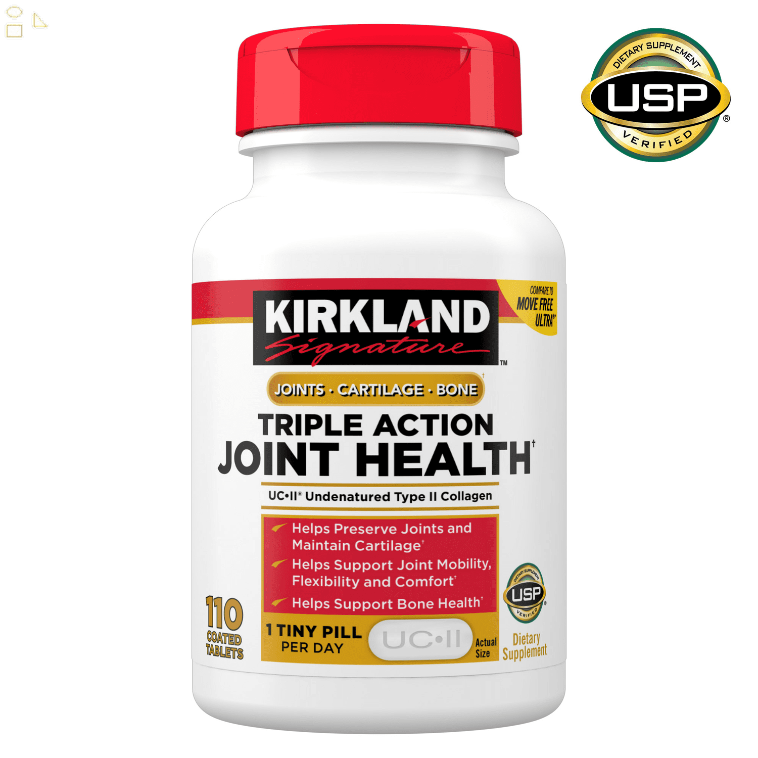 K.S Signature Triple Action Joint Health, 110 Coated Tablets | Compare ...
