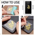 1Set 9Pcs Nickel Self-adhesive Picture Stickers Metal Decals Golden ...