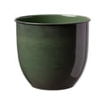 Bloem Canyon 14" Indoor Metal Cachepot - Glossy Decorative Planter with ...