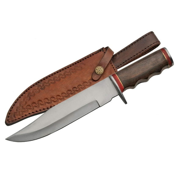 Swiss Tech 6797 8.75" Full Tang Fixed Blade Knife with Sheath and Rod ...