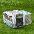 NEW Kittyrama Slate Cruiser 2 in 1 Caravan Cat Carrier & Hideaway. Vet ...