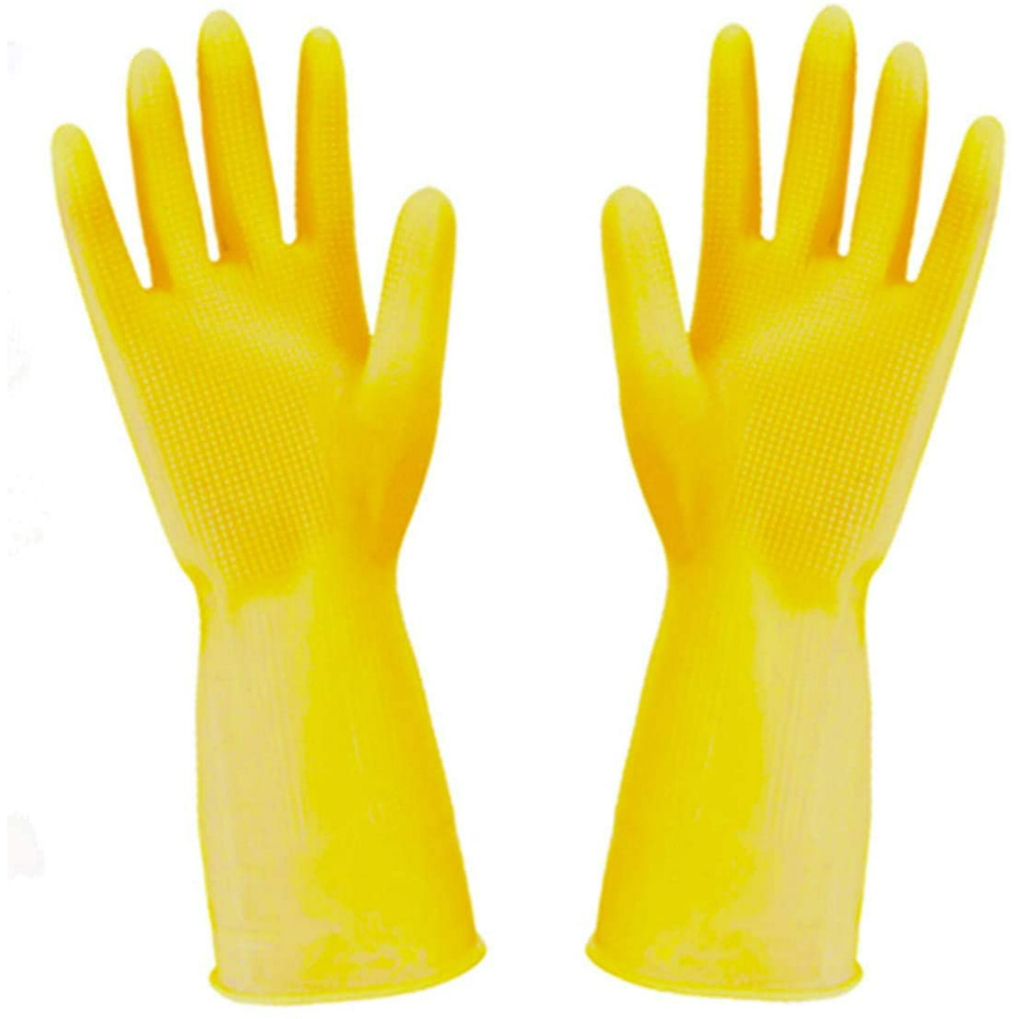 Click here for Funavi Yellow Large Waterproof Rubber Gloves For H... prices