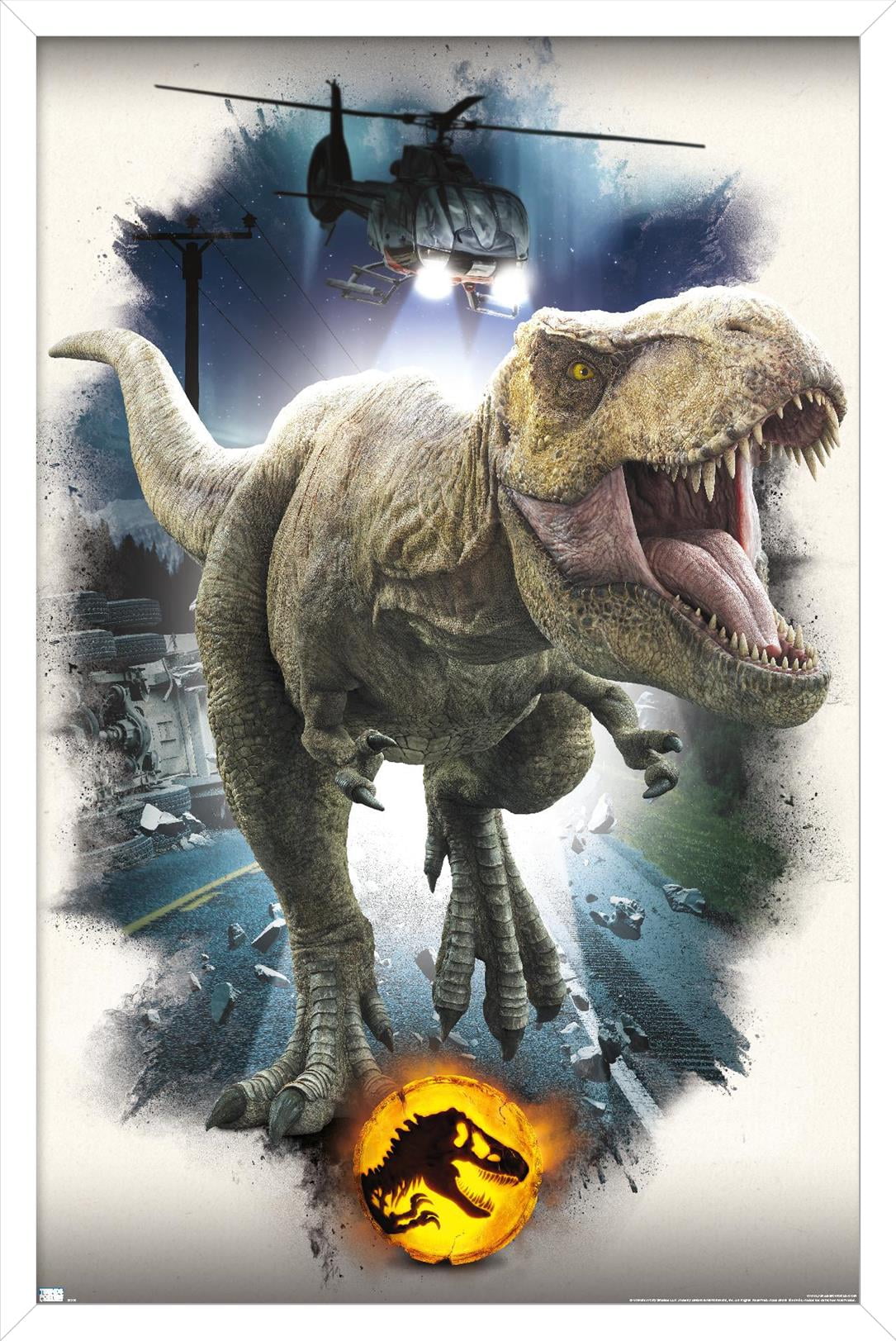 Jurassic World: Dominion - T. Rex Focal Wall Poster, 14.725" x 22.375 ...