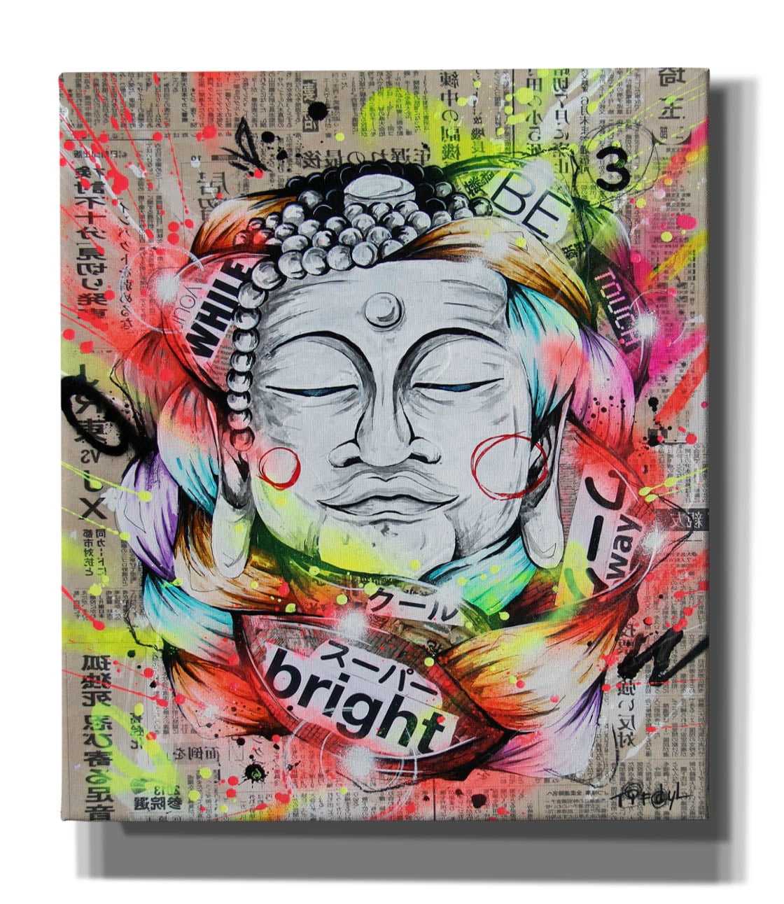 Epic Graffiti 'Visionary 3' by Taka Sudo, Canvas Wall Art, 26"x30 ...
