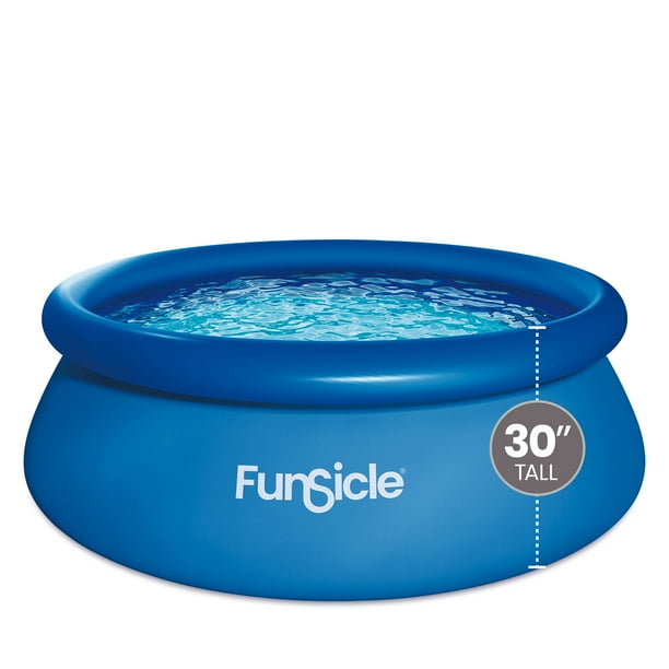 Funsicle 8 ft QuickSet Above Ground Swimming Pool, Round, Age 6 & up ...