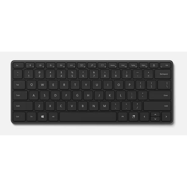 MICROSOFT Bluetooth Compact Keyboard Bluetooth English Black - Walmart.com