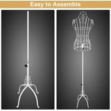 Bonnlo Female Fashion Stand, Vintage Wire Dress Mannequin for Home ...