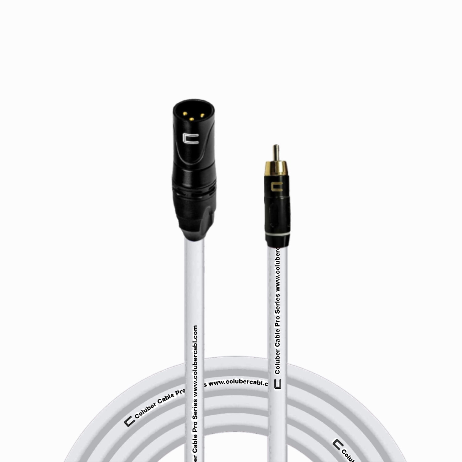 Coluber Cable Unbalanced XLR Cable Male to RCA Pro Audio Music ...