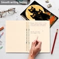 Black Cats Sit on Pumpkins Halloween Notebook Detachable Coil Notebook ...