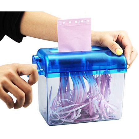 Paper Shredder Portable Mini Hand Shredder, Manual Paper Shredder ...