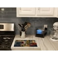 Basenji and Santa Claus Glass Cutting Board 12 in x 15 in - Walmart.com