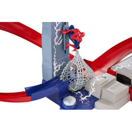 Hot Wheels Marvel The Amazing Spider-Man 2 Speed Circuit Showdown Track ...