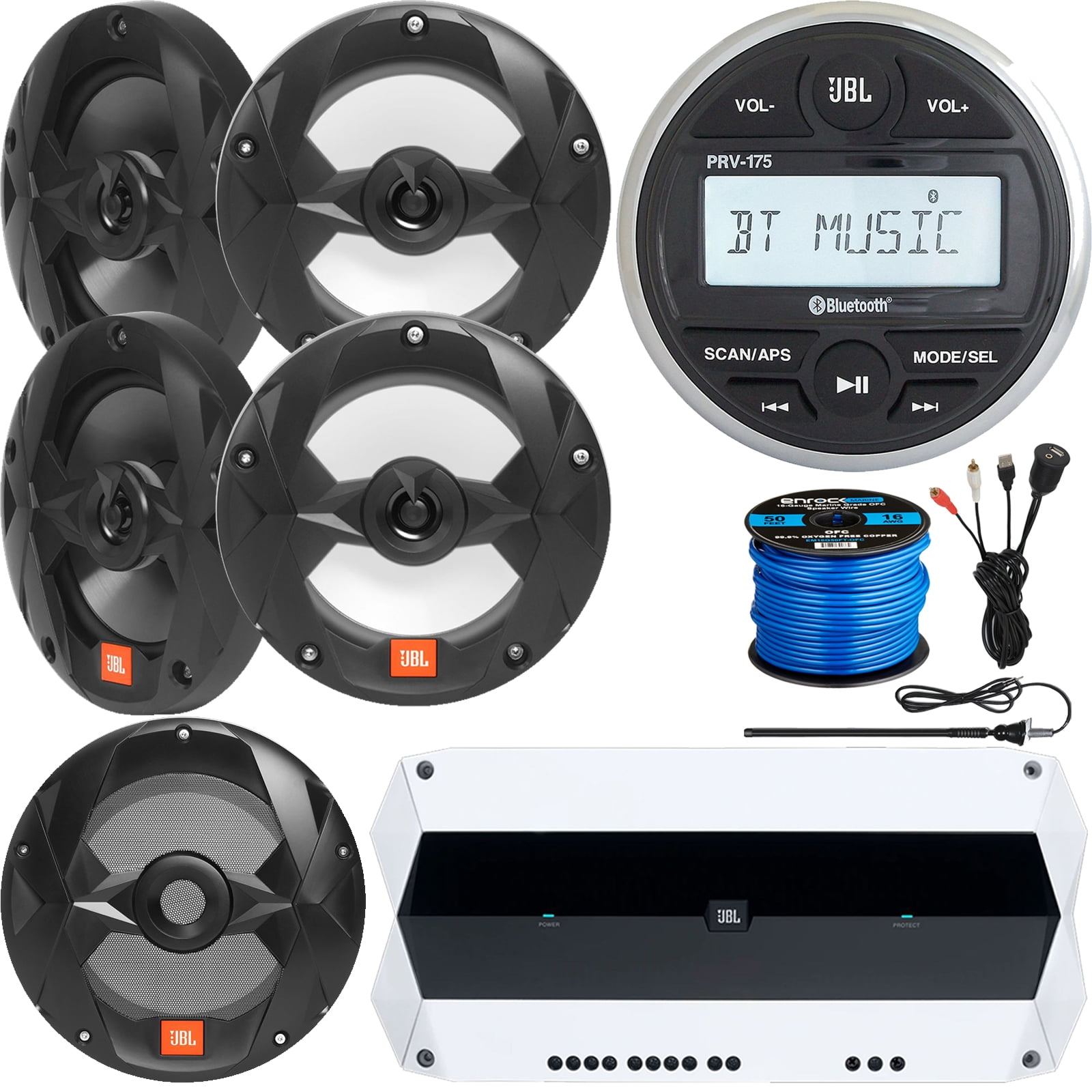 Solid Audio System: JBL Custom Fit Stereo Bluetooth Receiver - 4 Water ...