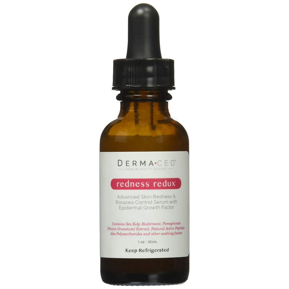 Dermaced - Derma Ced Redness Redux, Rosacea & Facial Redness Formula, 1 ...