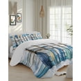 4 Piece Duvet Cover Set Full, Summer Seaside Ombre Paddle Soft ...