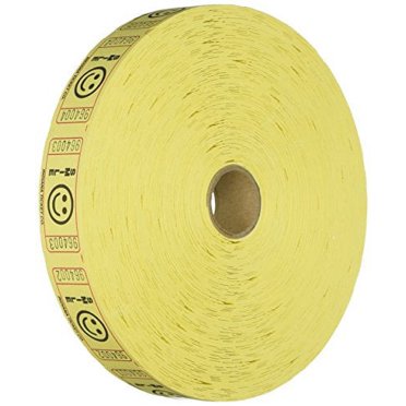 Pen+Gear Single Ticket Roll, 2000-count, Assorted Colors - Walmart.com