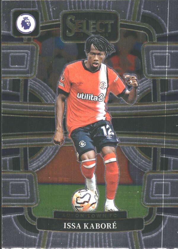 2023-24 PANINI SELECT PREMIER LEAGUE #58 ISSA KABORE TERRACE LUTON TOWN ...