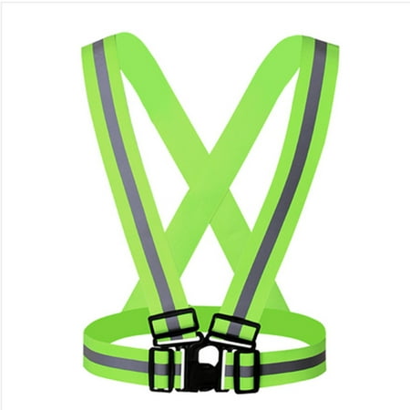 Reflective Vest Adjustable Durable Practical Reflective Safety Belt ...
