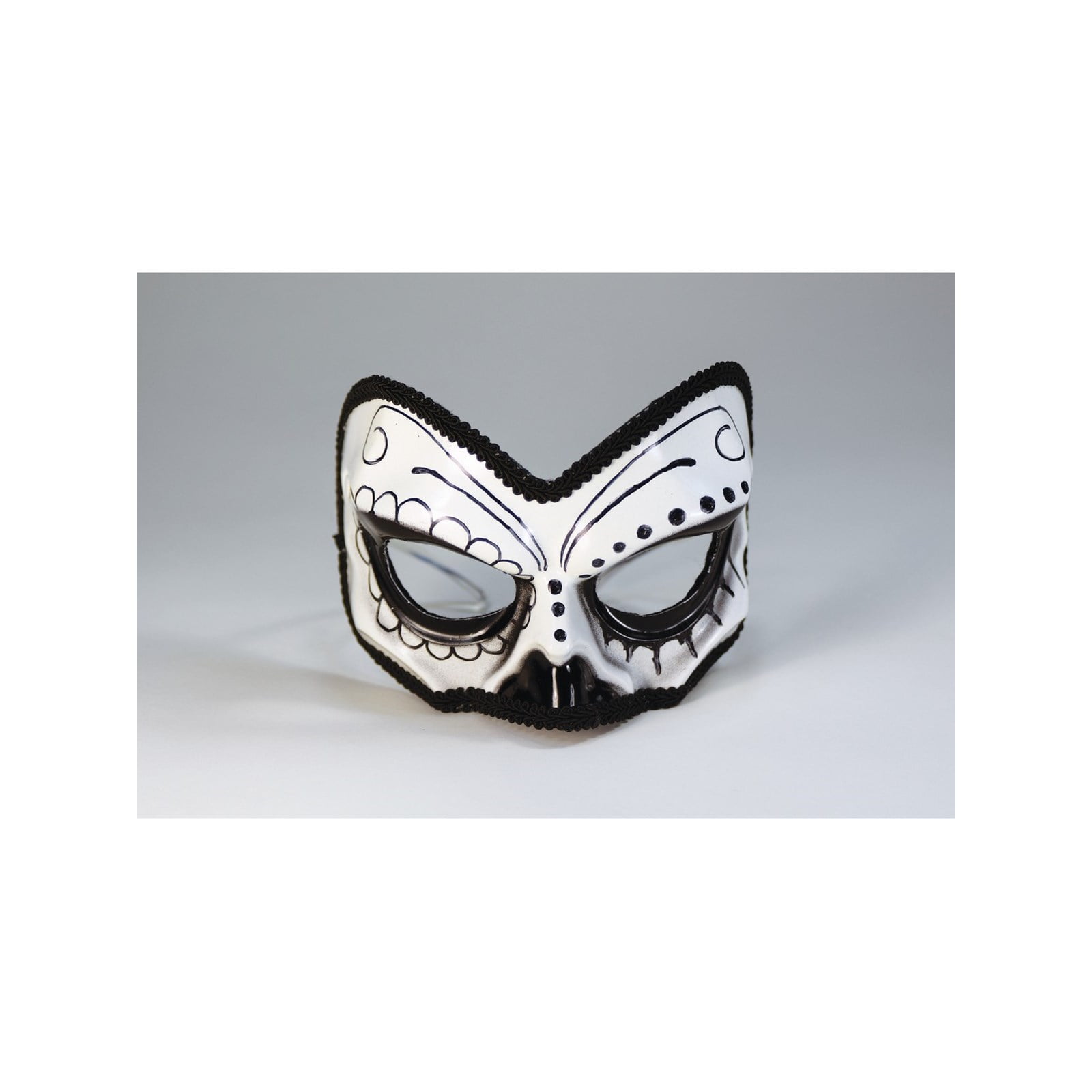 Day Of The Dead 1/2 Skull Mask Halloween Costume Accessory - Walmart.com