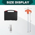 12 Pack Screw in Tent Stakes Heavy Duty,8 ’’ Ground Anchors Screw in ...