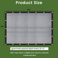 55% 6.5 x 10 FT Shade Cloth Sun Shade Net with Grommets Sunblock Mesh ...