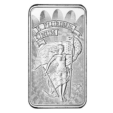 Sunshine Mint 5 oz Silver Bar with Mint Mark SI, .999 Fine Silver ...