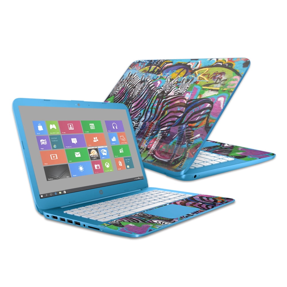 Skin Decal Wrap Compatible With HP Stream 14" (2016) Zebra Gang ...