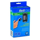 ReliOn Fingertip Pulse Oximeter, Lanyard & Carrying Case - Walmart.com
