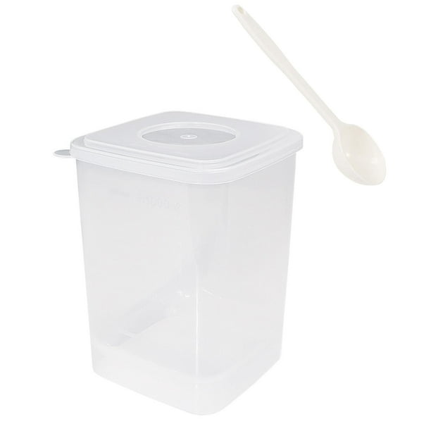 Yogurt Storage Box and Spoon Leakproof PP Saver Portable Food Storage ...